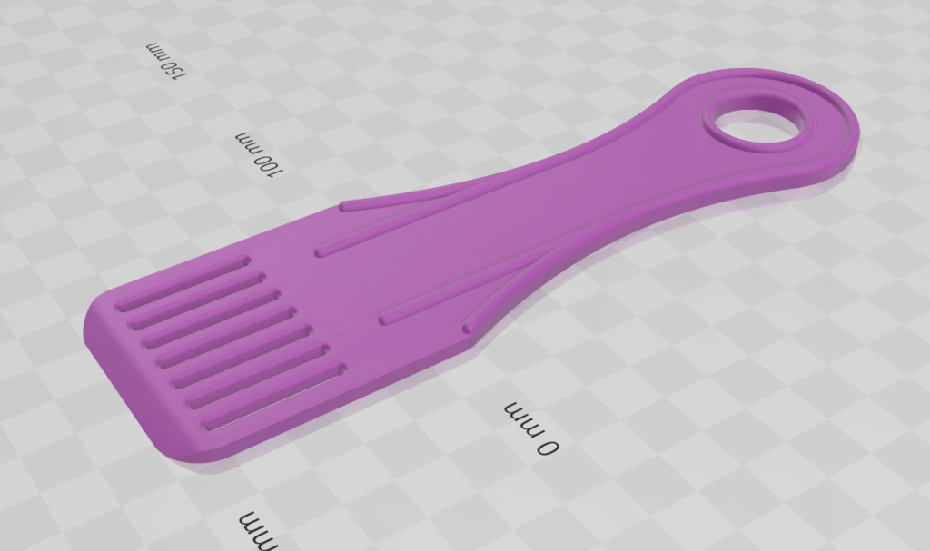 Rounded Resin Scraper by Ulmeck | Download free STL model | Printables.com