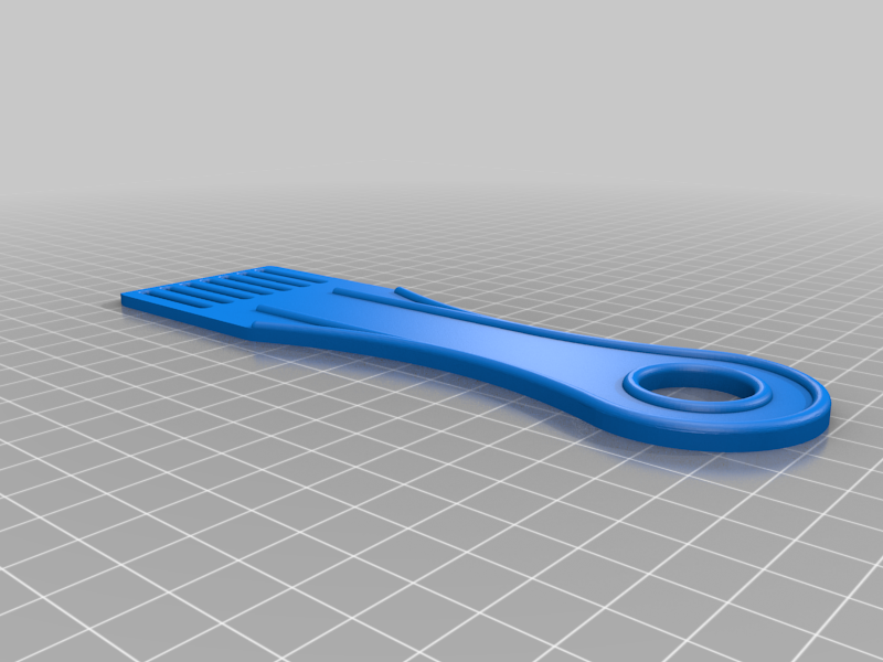 Rounded Resin Scraper by Ulmeck | Download free STL model | Printables.com