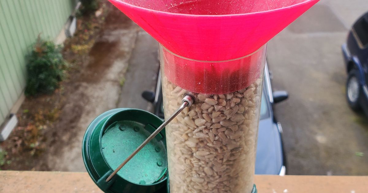 Bird feeder funnel by Eclipse522 | Download free STL model | Printables.com