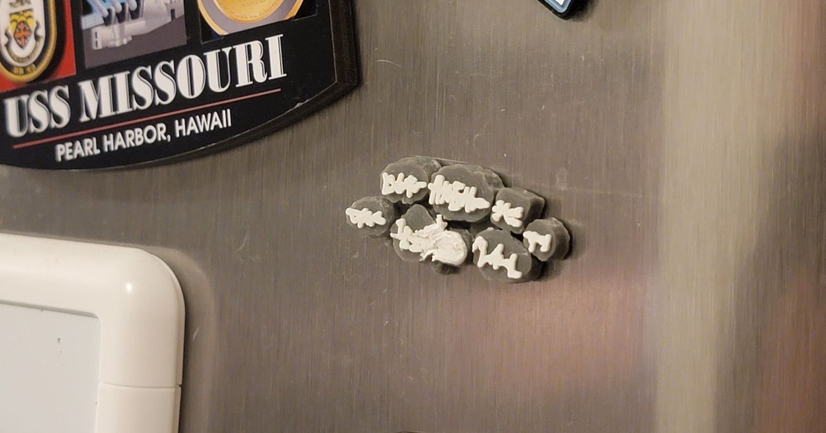 Elden Ring Message stones magnet by Zacokalo | Download free STL model ...