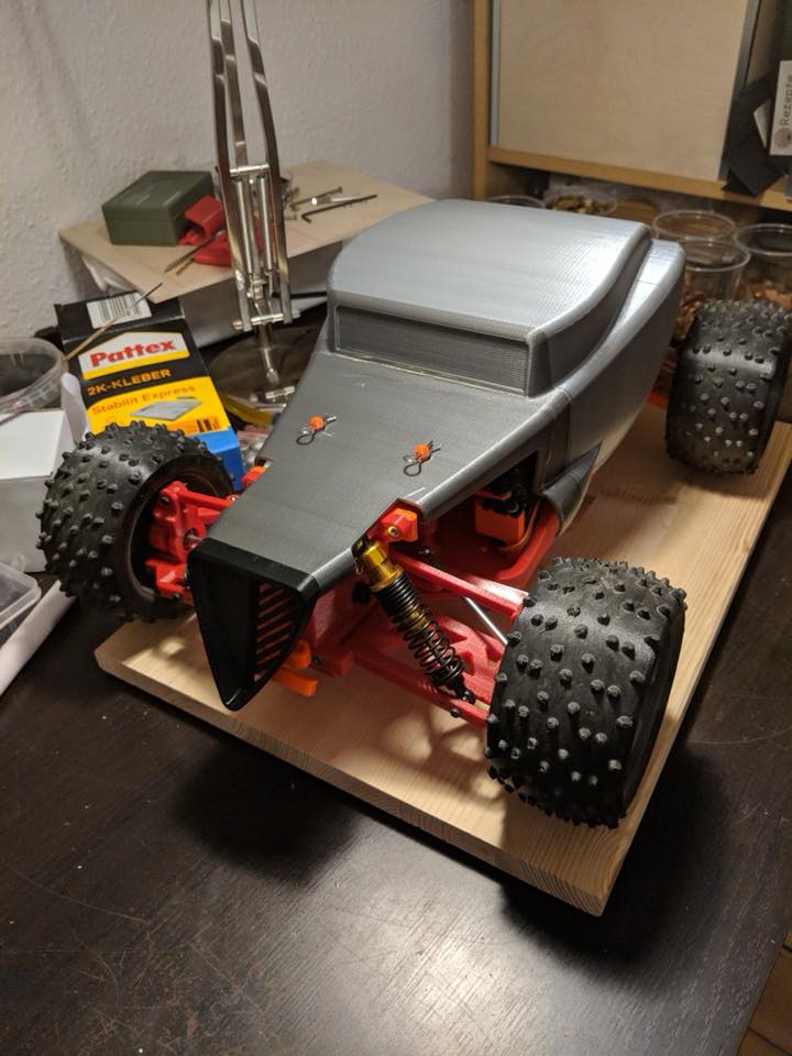 Open RC truggy HOT ROD body (for testing!) by mochr | Download free STL ...