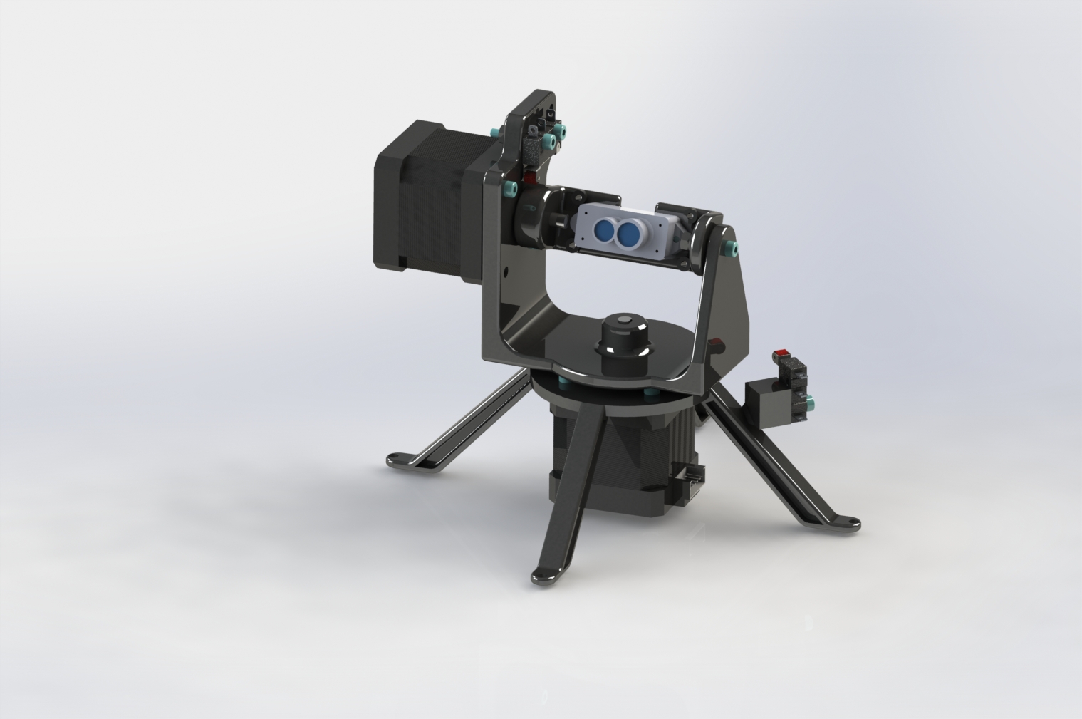 3D scanner (lidar, ultrasonic) v2 by mochr | Download free STL model ...