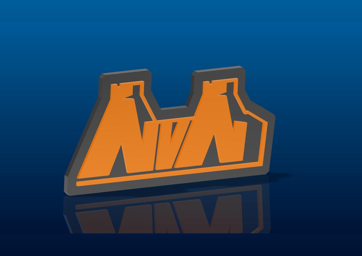 NvN Rock Band Logo Refrigerator Magnet by Javar | Download free STL ...