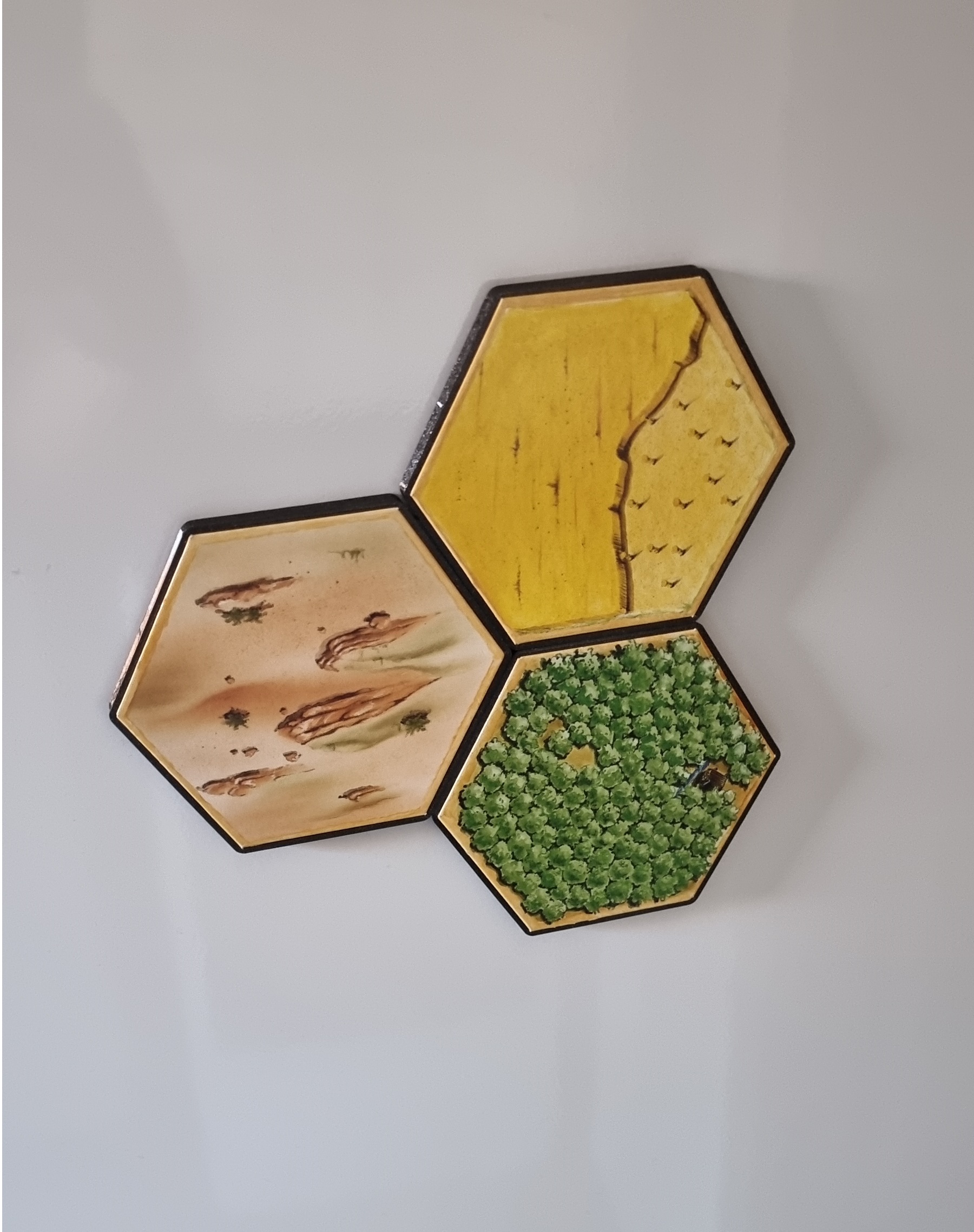 Magnetic hex shells for Settlers of Catan by Nilz | Download free STL ...