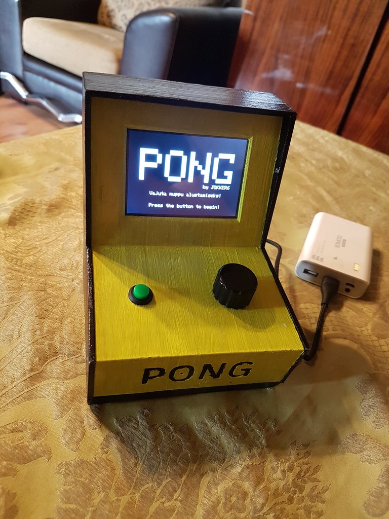 DIY PONG arcade game by Marko | Download free STL model | Printables.com