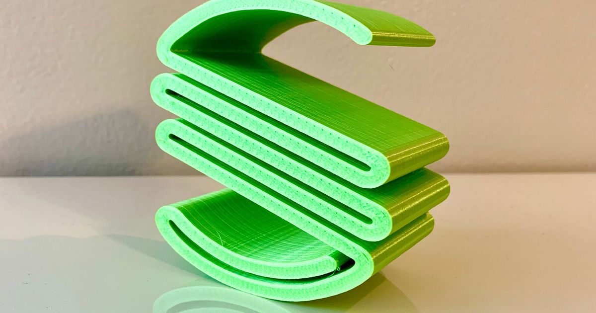 Squiggly Letter S by Art G | Download free STL model | Printables.com