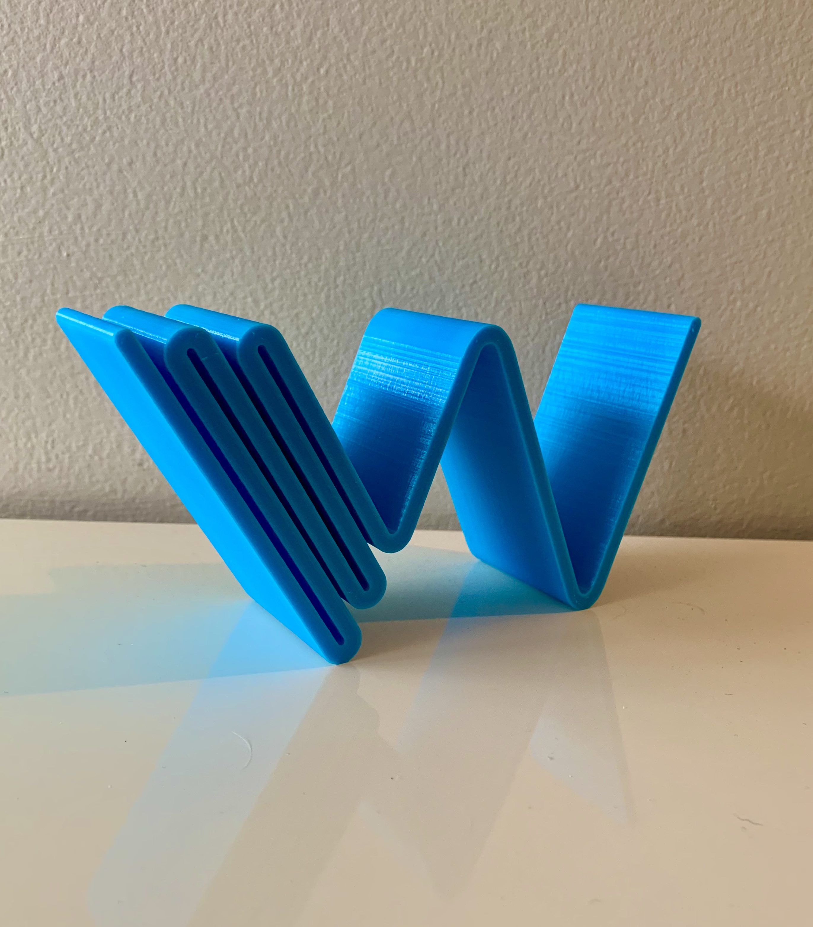 Squiggly Letter W by Art G | Download free STL model | Printables.com