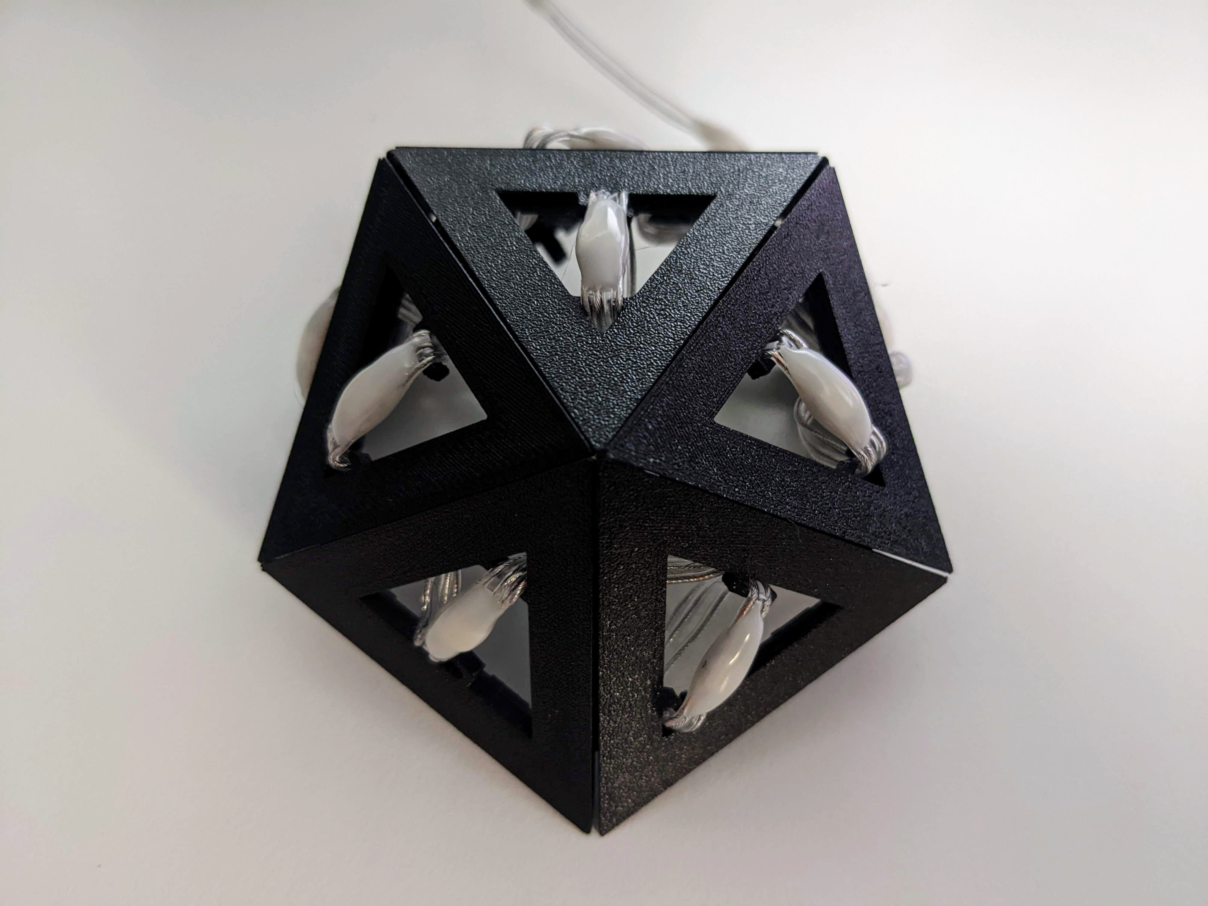 IcosaLEDron: Snap-together LED Icosahedron (D20) por Jason Coon ...