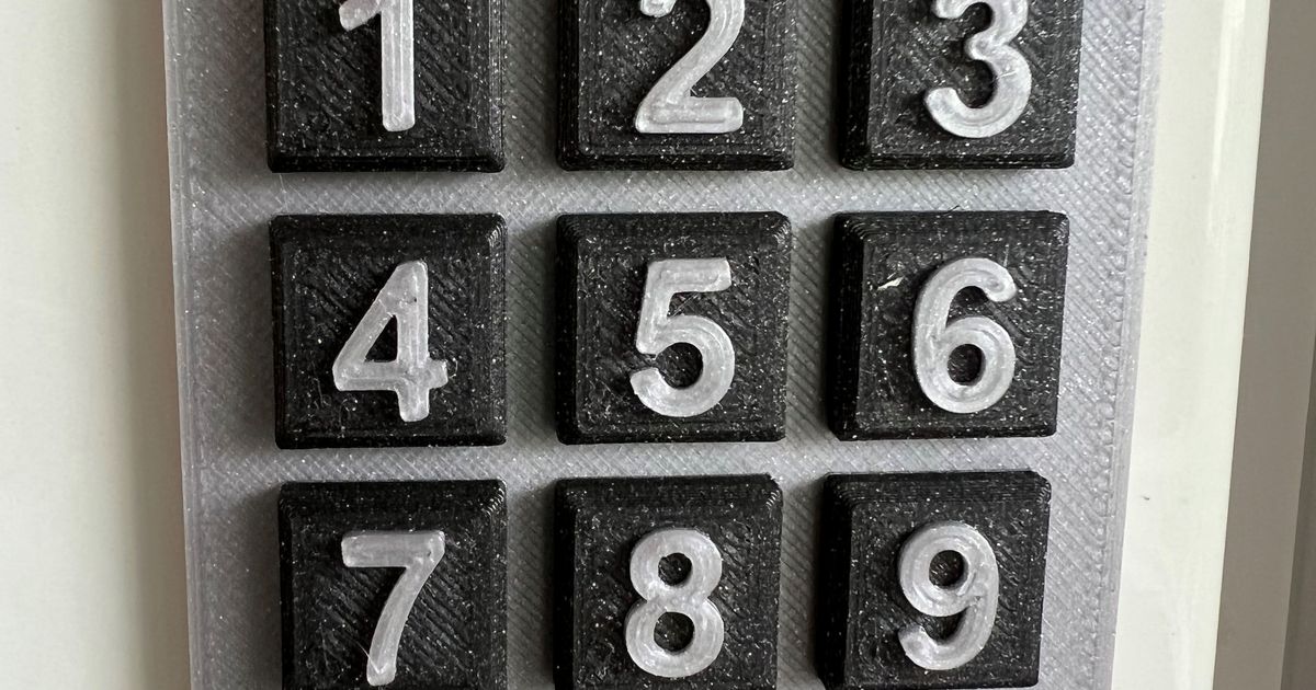 False security keypad by The occasional extrusionist | Download free ...