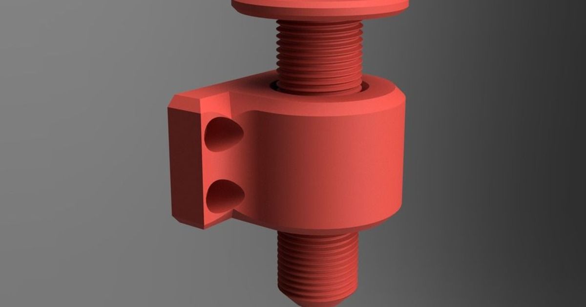 Levelling screw for 40mm aluminium extrusion by TheParrotGuy | Download ...