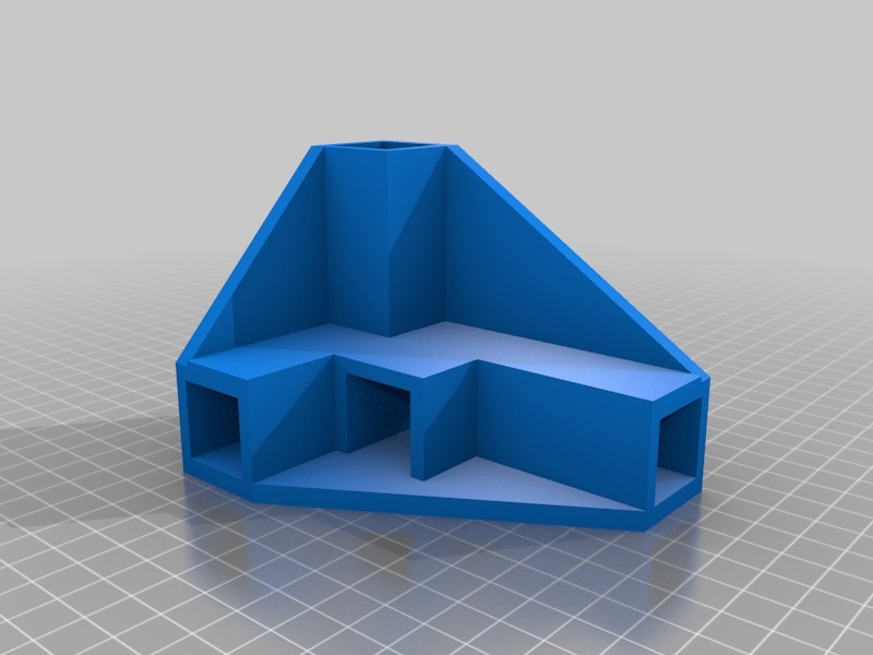 A set of connectors for making boxes out of 20 mm square aluminium ...