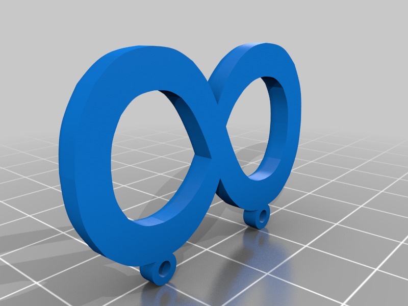 Infinity/omega symbol pendant by TheParrotGuy | Download free STL model ...