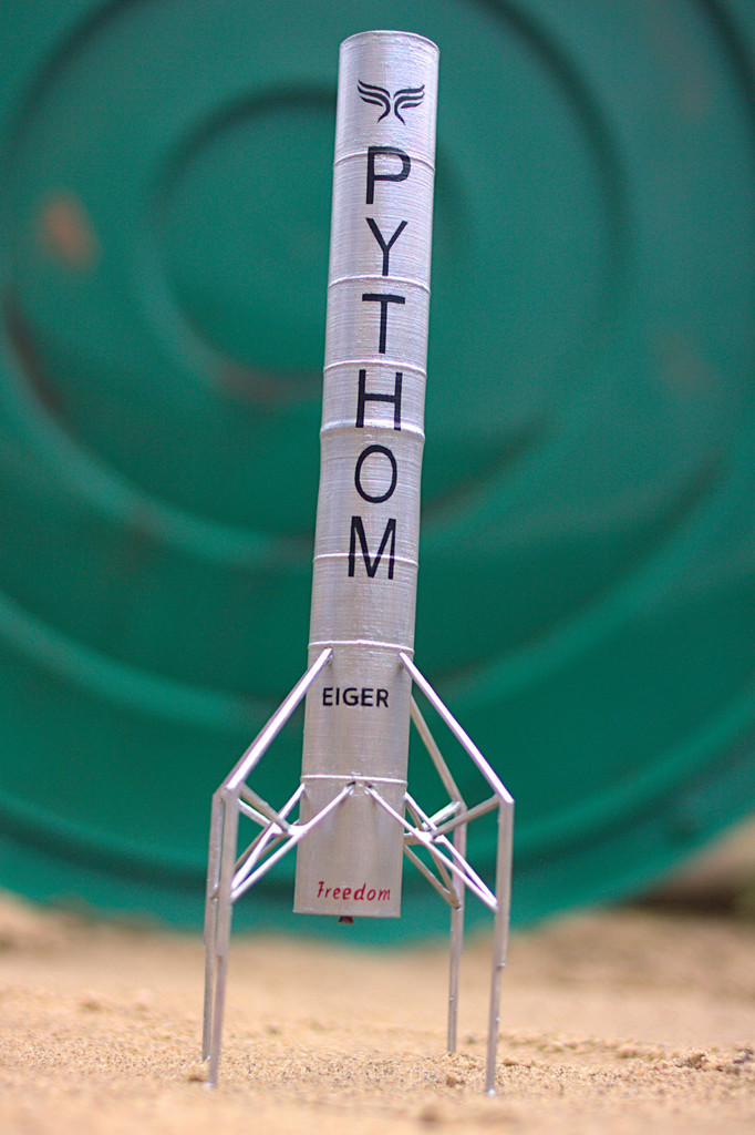 Pythom Eiger Micro-Jump Prototype Rocket Model by GrimGreeble ...