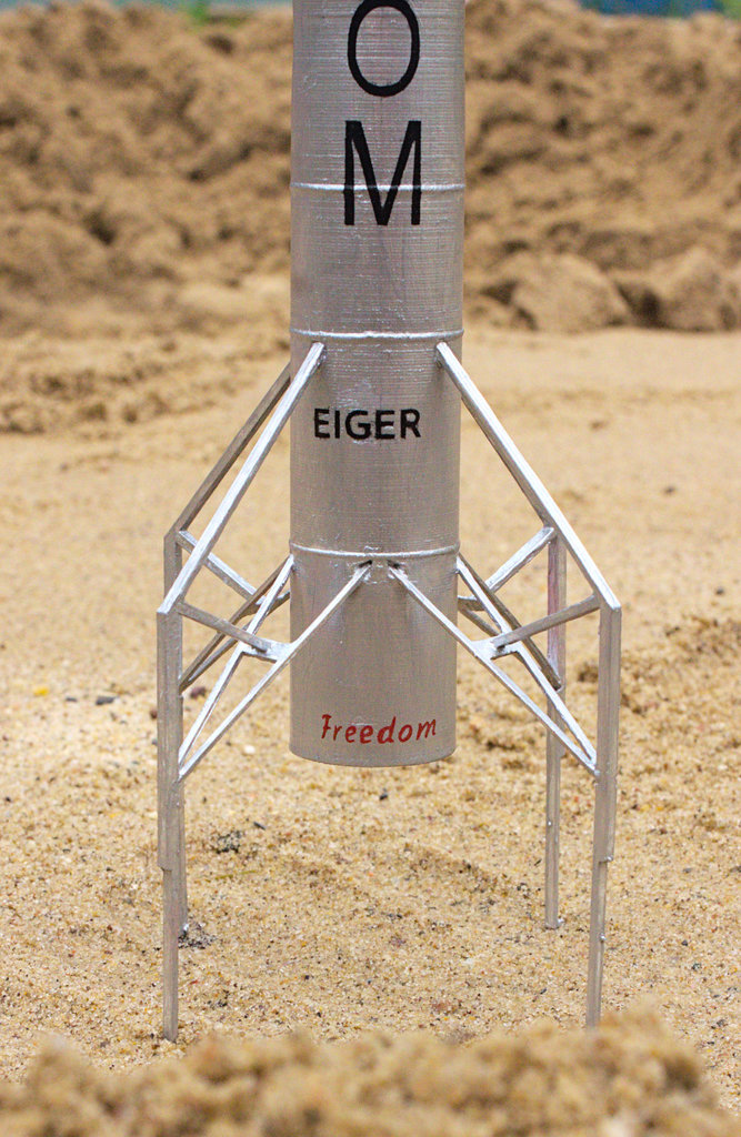 Pythom Eiger Micro-Jump Prototype Rocket Model by GrimGreeble ...