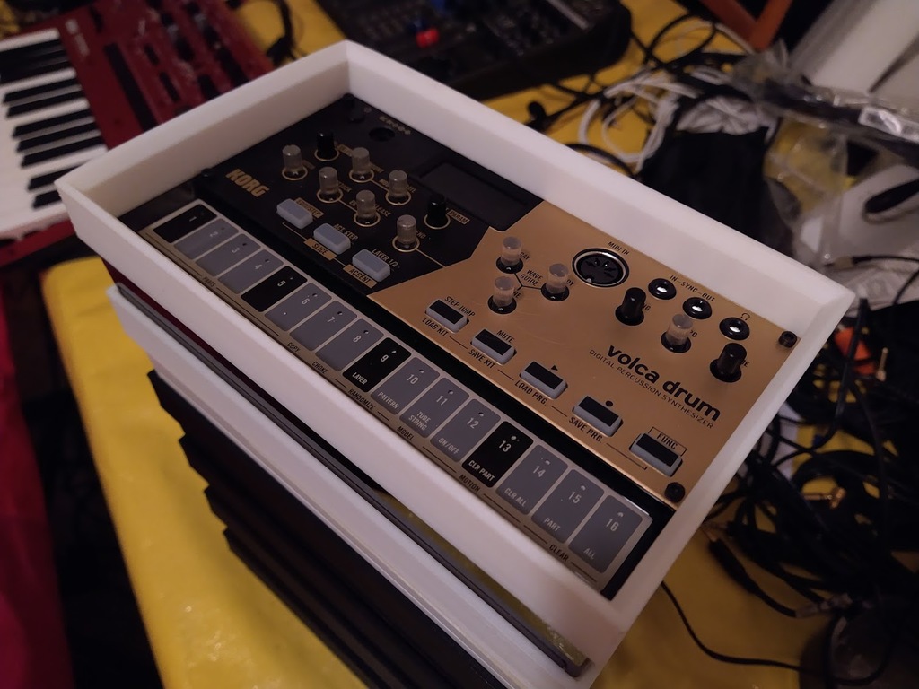 Korg Volca stackable shroud style cover by bvogl | Download free STL ...