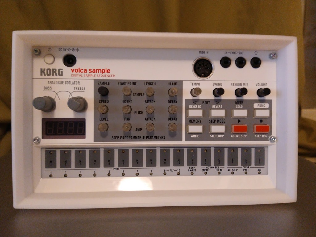 Korg Volca stackable shroud style cover by bvogl | Download free STL ...