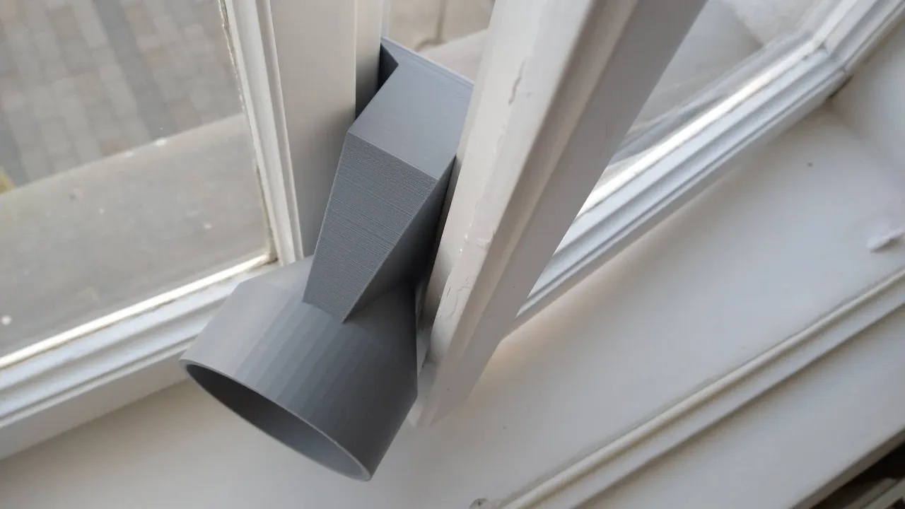 Hose Pipe Window Adapter by bvogl | Download free STL model ...