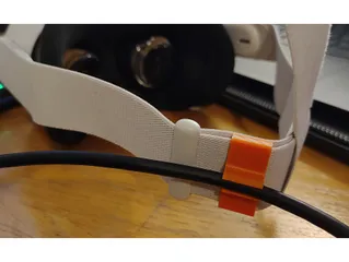 Meta Quest 2 Link cable clip - groove version by Tacos | Download free ...