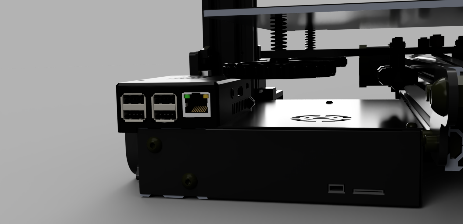 Raspberry Pi 3B , Ender 3 Pro, Cooled Case by Sam232 | Download free ...