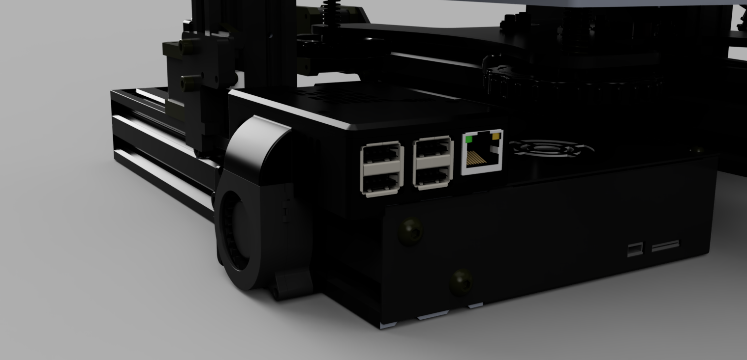 Raspberry Pi 3B , Ender 3 Pro, Cooled Case by Sam232 | Download free ...