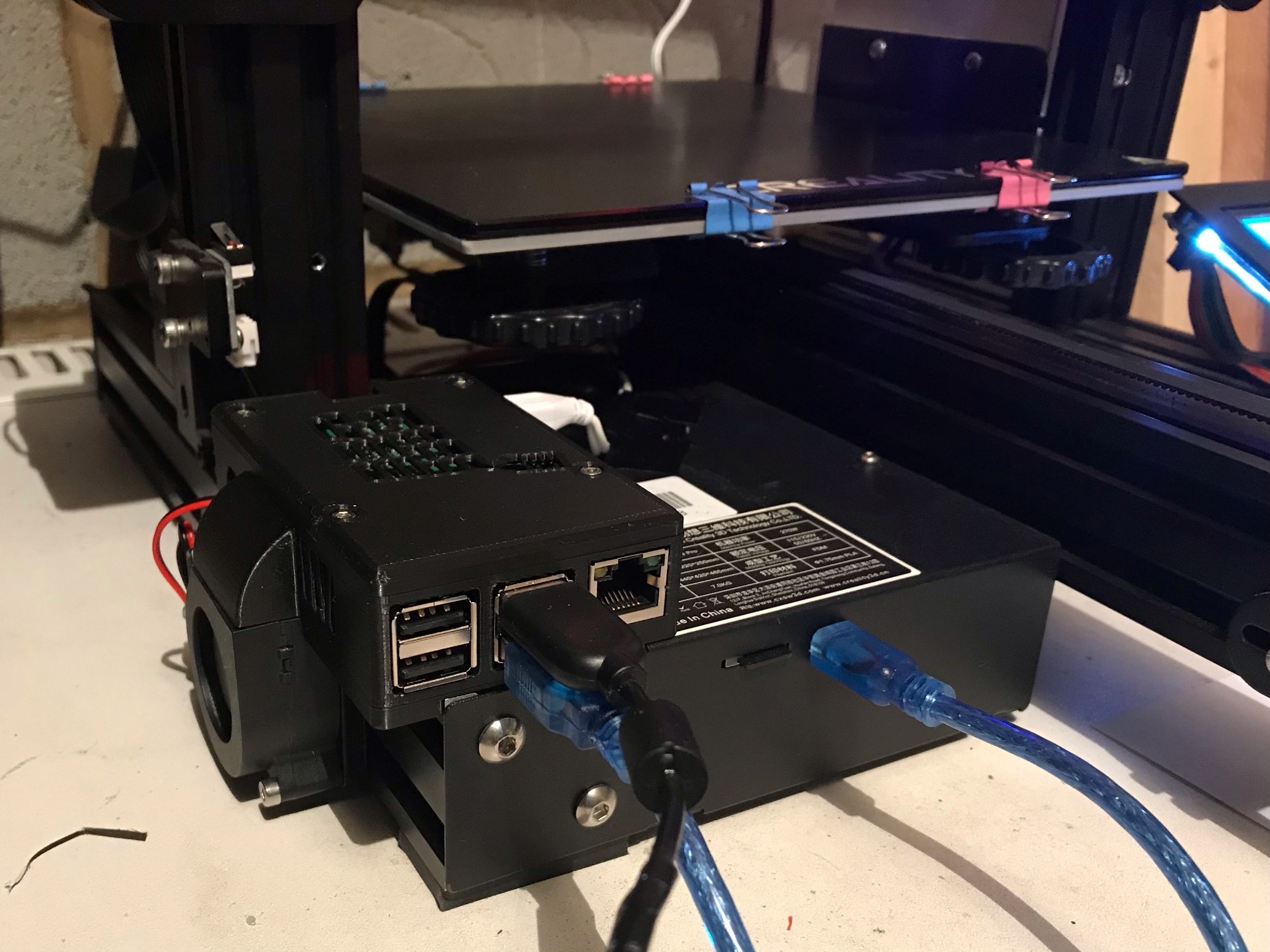 Raspberry Pi 3B , Ender 3 Pro, Cooled Case by Sam232 | Download free ...