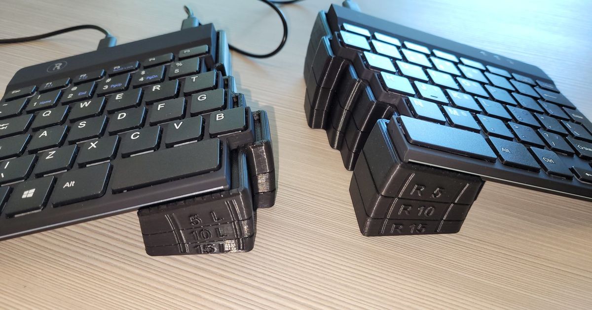 Stacking Stand for R-Go Split Keyboard by Makers Making Change ...