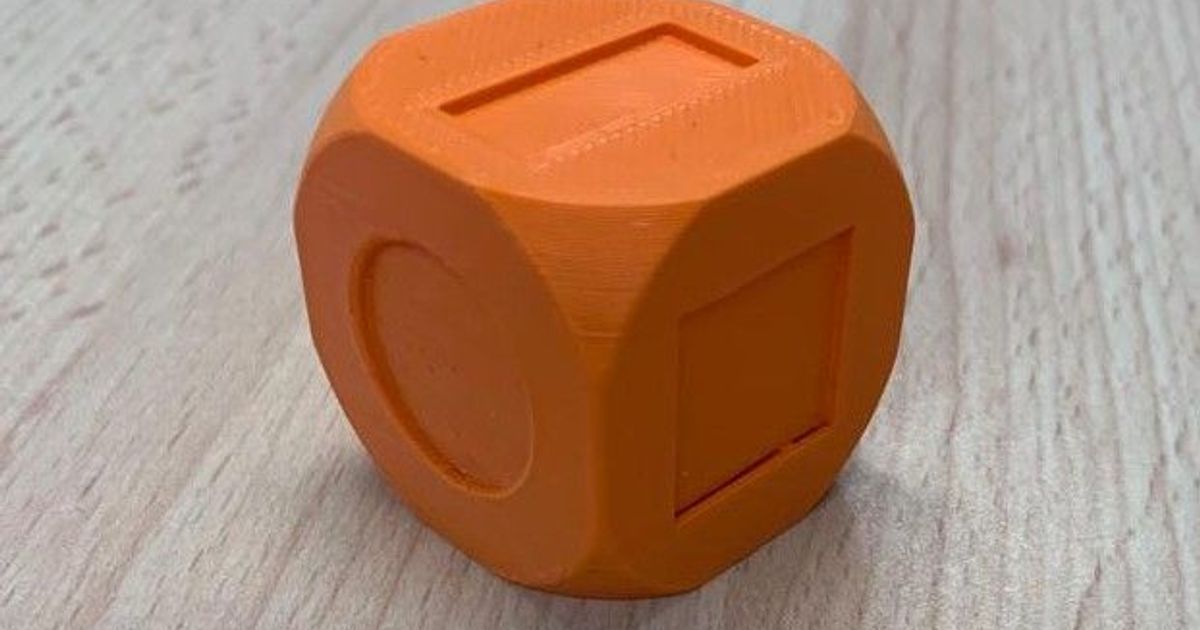 Shape Dice by Squirkiz | Download free STL model | Printables.com