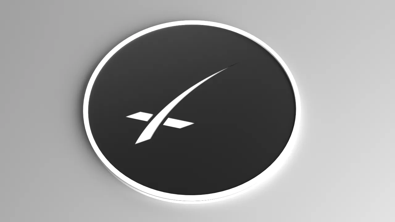 Spacex Logo Black