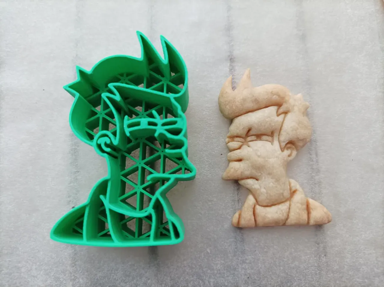 Philip J. Fry Cookie Cutter by Tesibius | Download free STL model ...