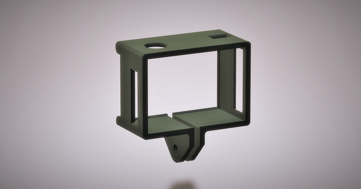 Gopro Hero2 Frame + Edit file by Noname_Engineer | Download free STL ...