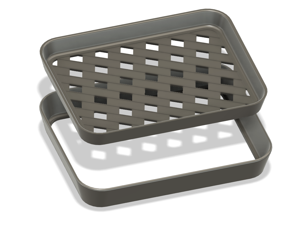 Lattice Soap Dish by Kenty94 | Download free STL model | Printables.com