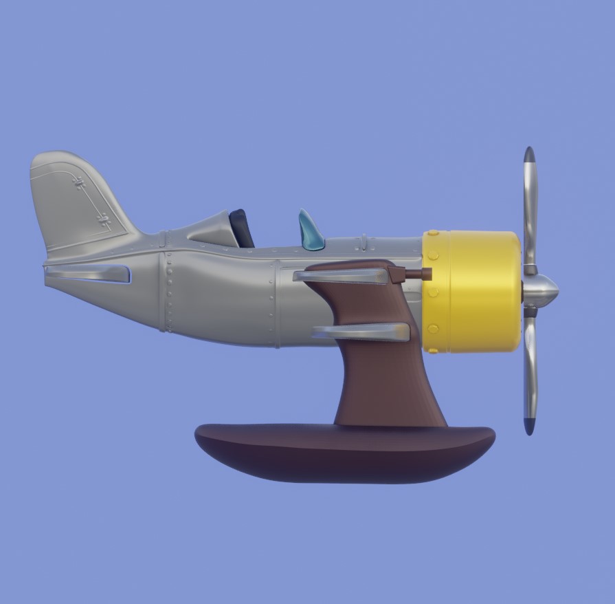 TaleSpin - Air Pirate Grunt plane by Grafit | Download free STL model ...