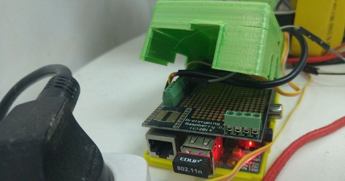 Case for original Raspberry Pi model B with space for Pi Plate by Guy ...