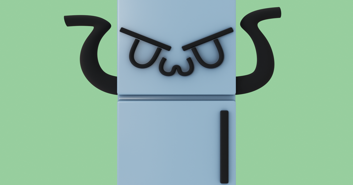 Angry UWU Refrigerator Magnet by wiinke | Download free STL model ...