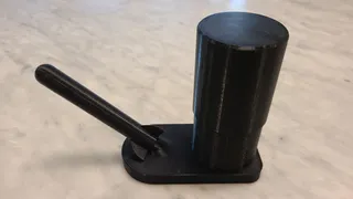 Holder for Andrei's print in place bag clip by darknight201 | Download free STL model ...