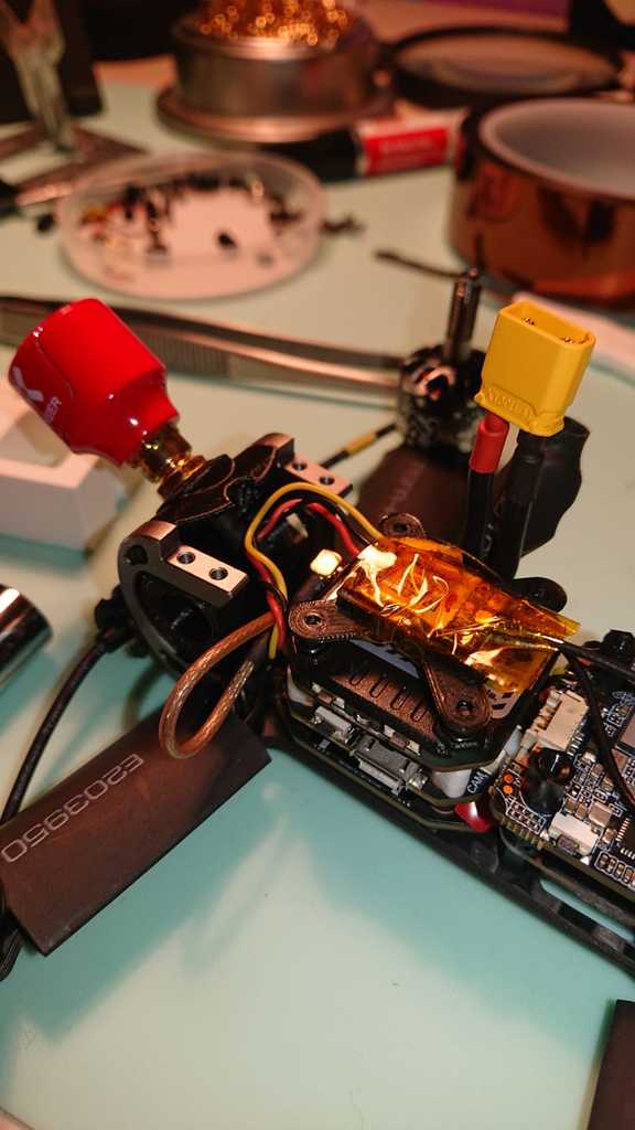 GepRC Cygnet CX3 (cinequeen/cineking) R9 antenna rear. by Zeno ...