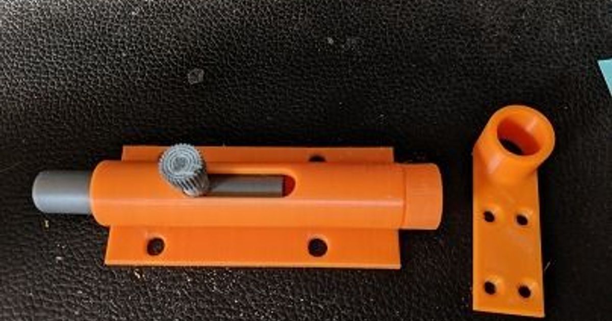 Spring Return Door Lock by Gearhead | Download free STL model ...