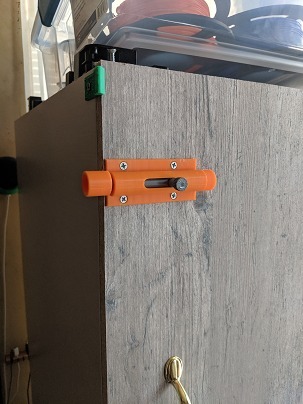 Spring Return Door Lock by Gearhead | Download free STL model ...