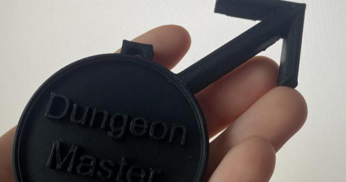 Gachi Muchi Dungeon Master necklace by MRKS04 | Download free STL model ...