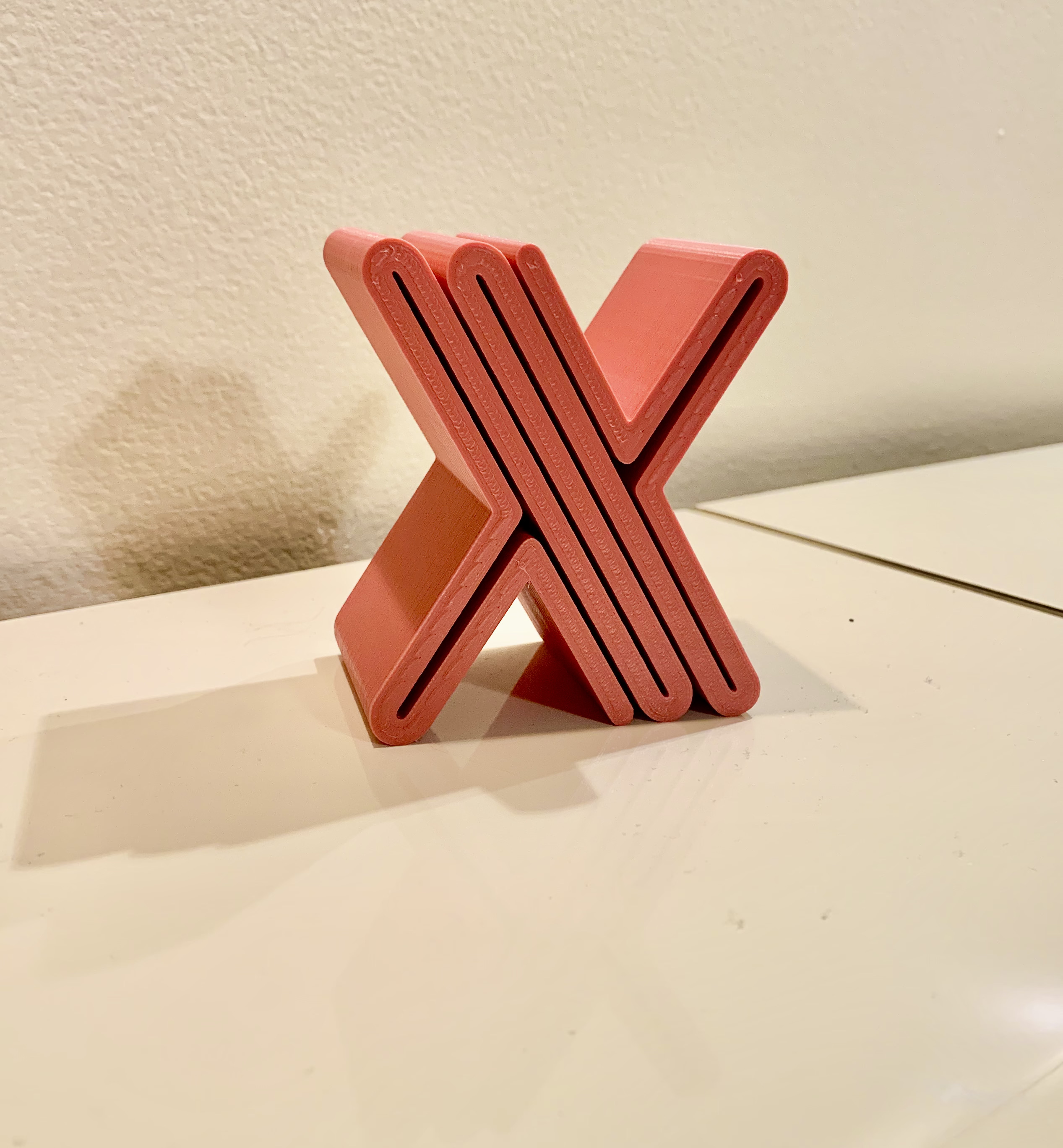 Squiggly Letter X by Art G | Download free STL model | Printables.com