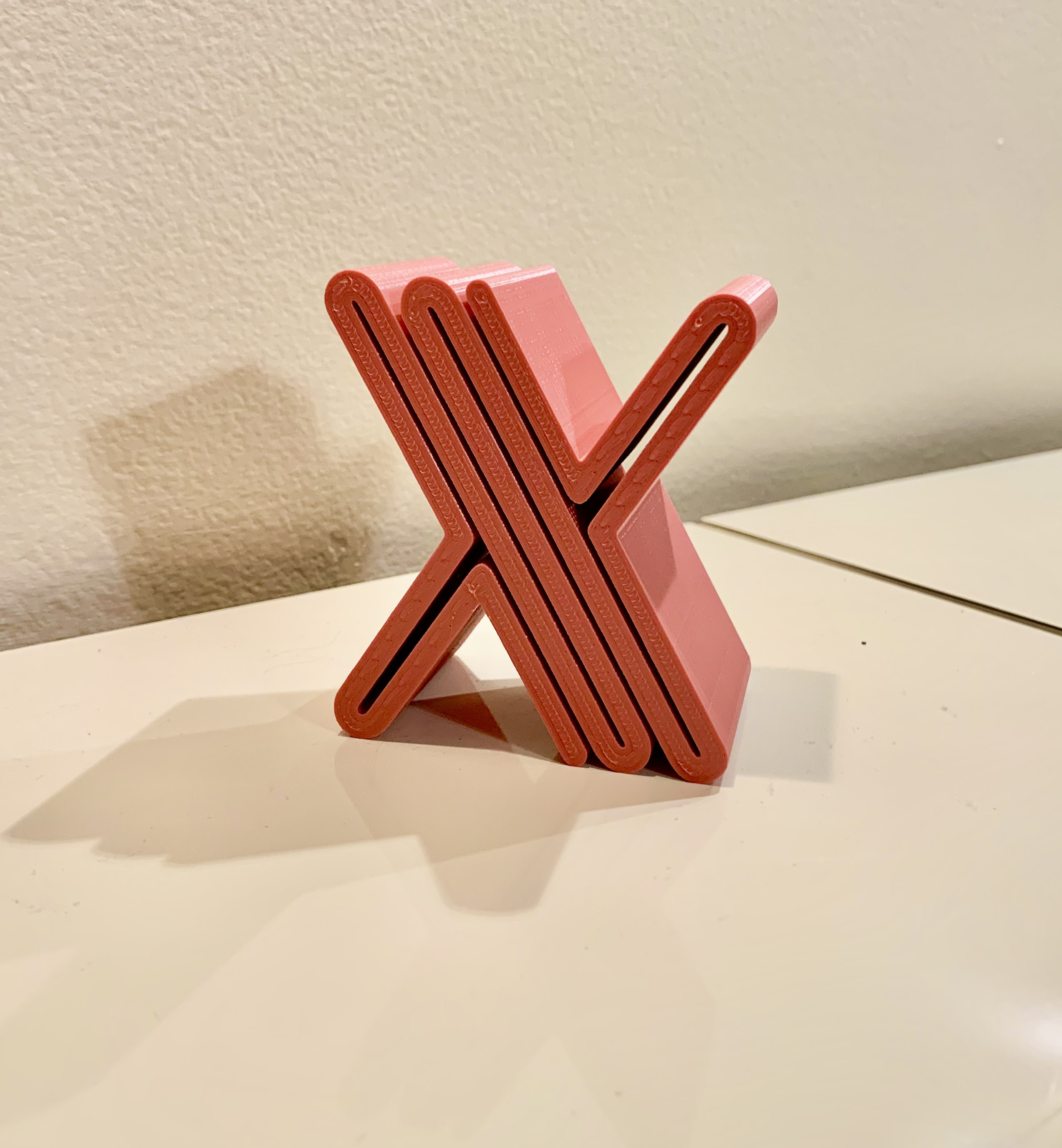 Squiggly Letter X by Art G | Download free STL model | Printables.com