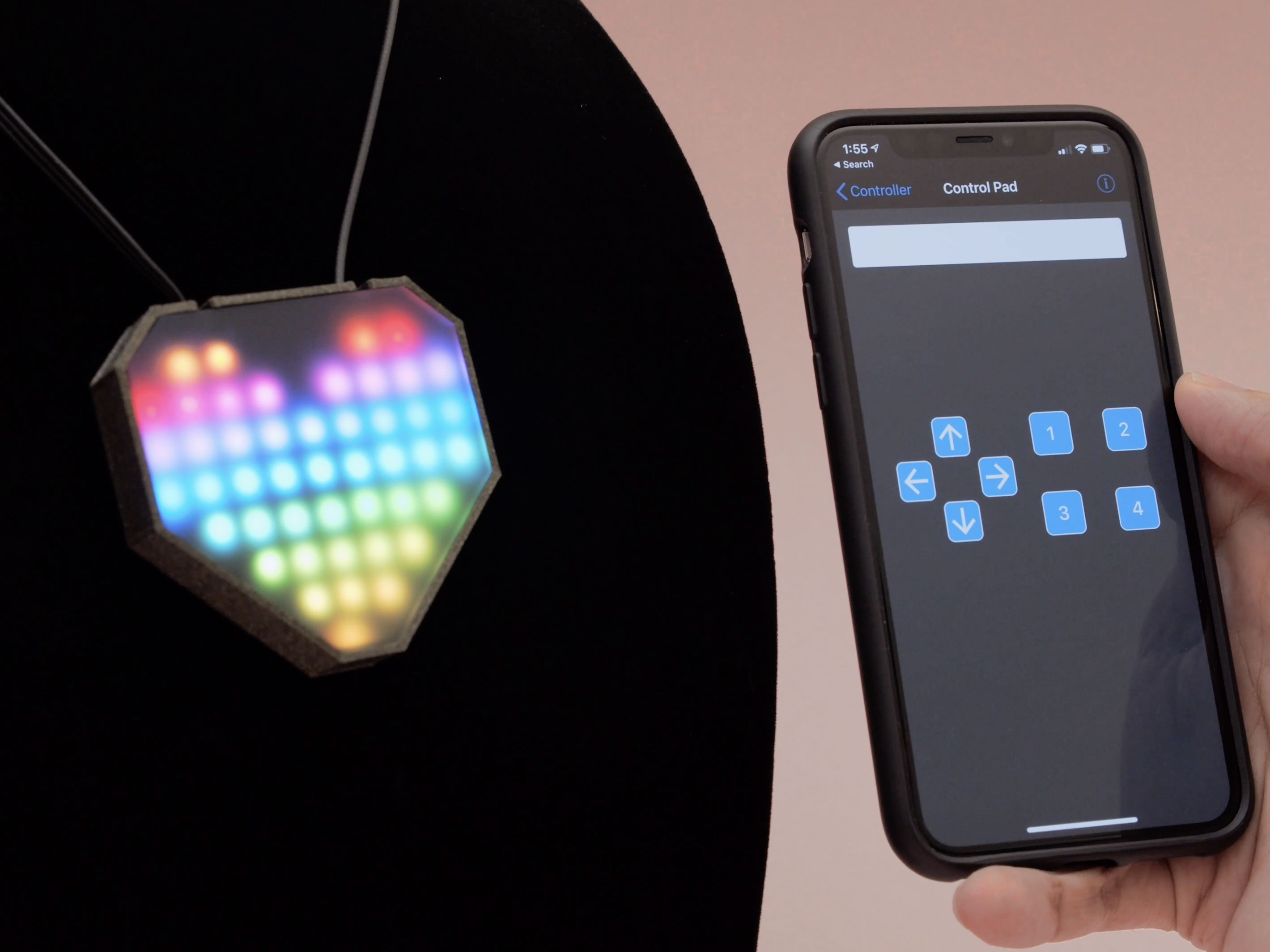 NeoPixel LED Heart Necklace by Adafruit | Download free STL model ...