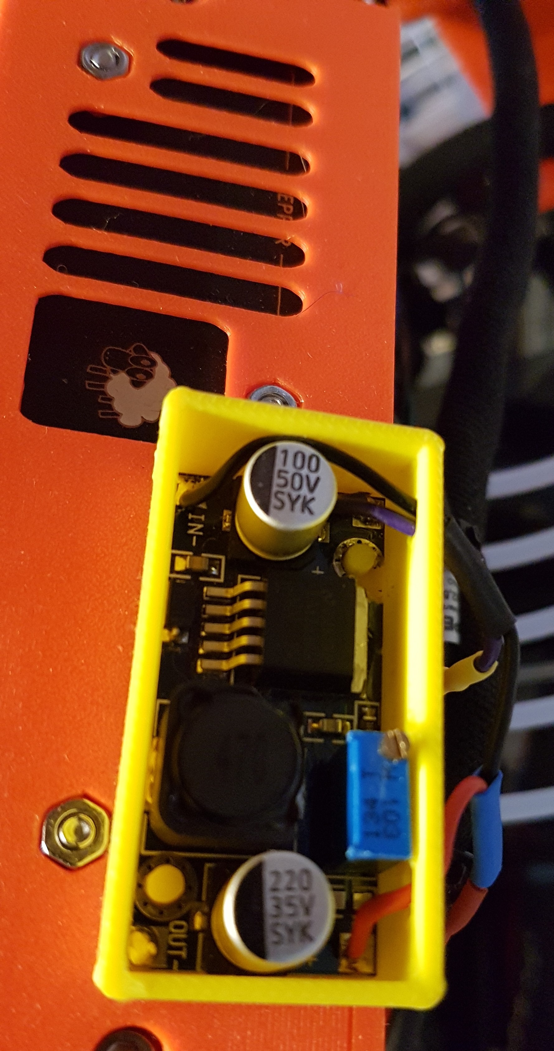 MMU2S Upgrade Separate 5V Power - Case for LM2596S DC DC Stepdown ...