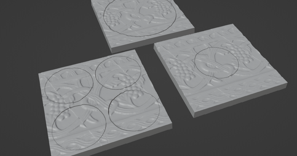 Byzantine Relief Conquest TLAK bases and trays by Fabint | Download ...