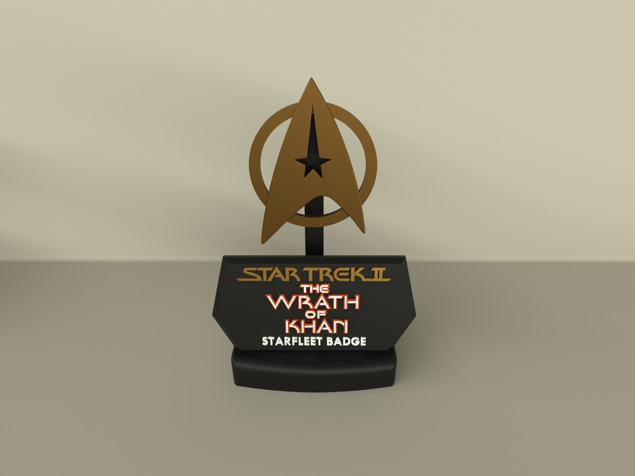 Star Trek II TWOK Badges by 𝗨𝗻𝗶𝗺𝗮𝘁𝗿𝗶𝘅𝗥𝗲𝗱🪐🌠 | Download free STL model ...