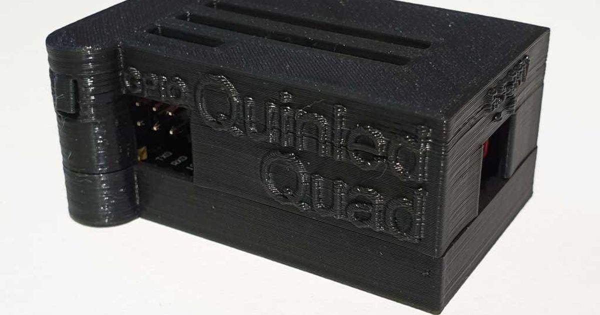 Quinled Quad - Enclosure by tarbax | Download free STL model | Printables.com