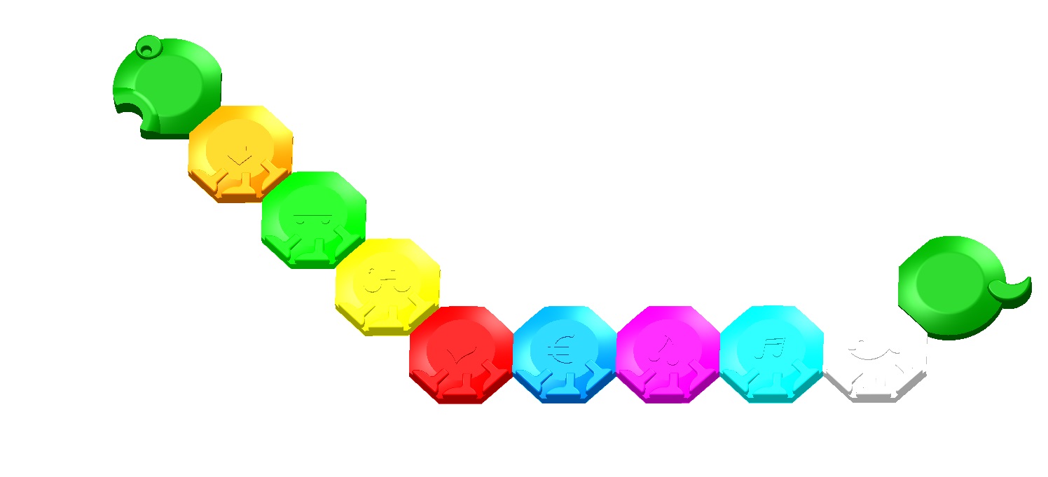 bruco magnetico by Frenko | Download free STL model | Printables.com