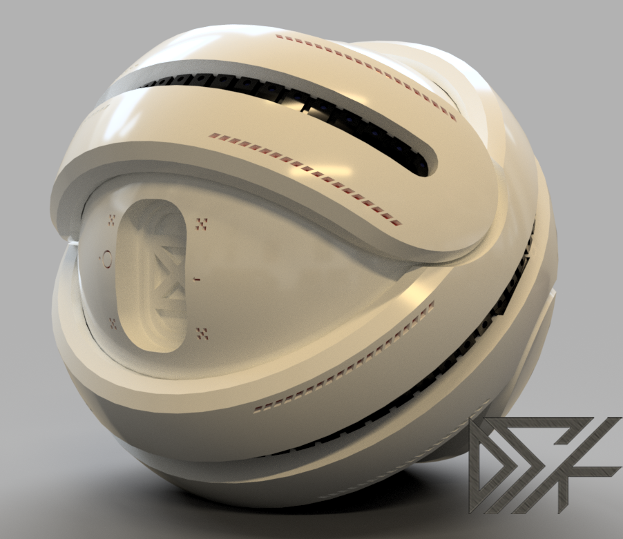 Timeless Mothership with spinning ring by Dsk001 | Download free STL ...