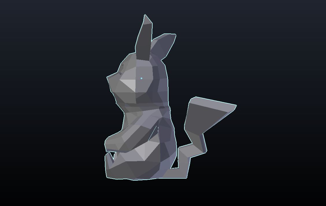 Low-poly Pikachu by Michal | Download free STL model | Printables.com
