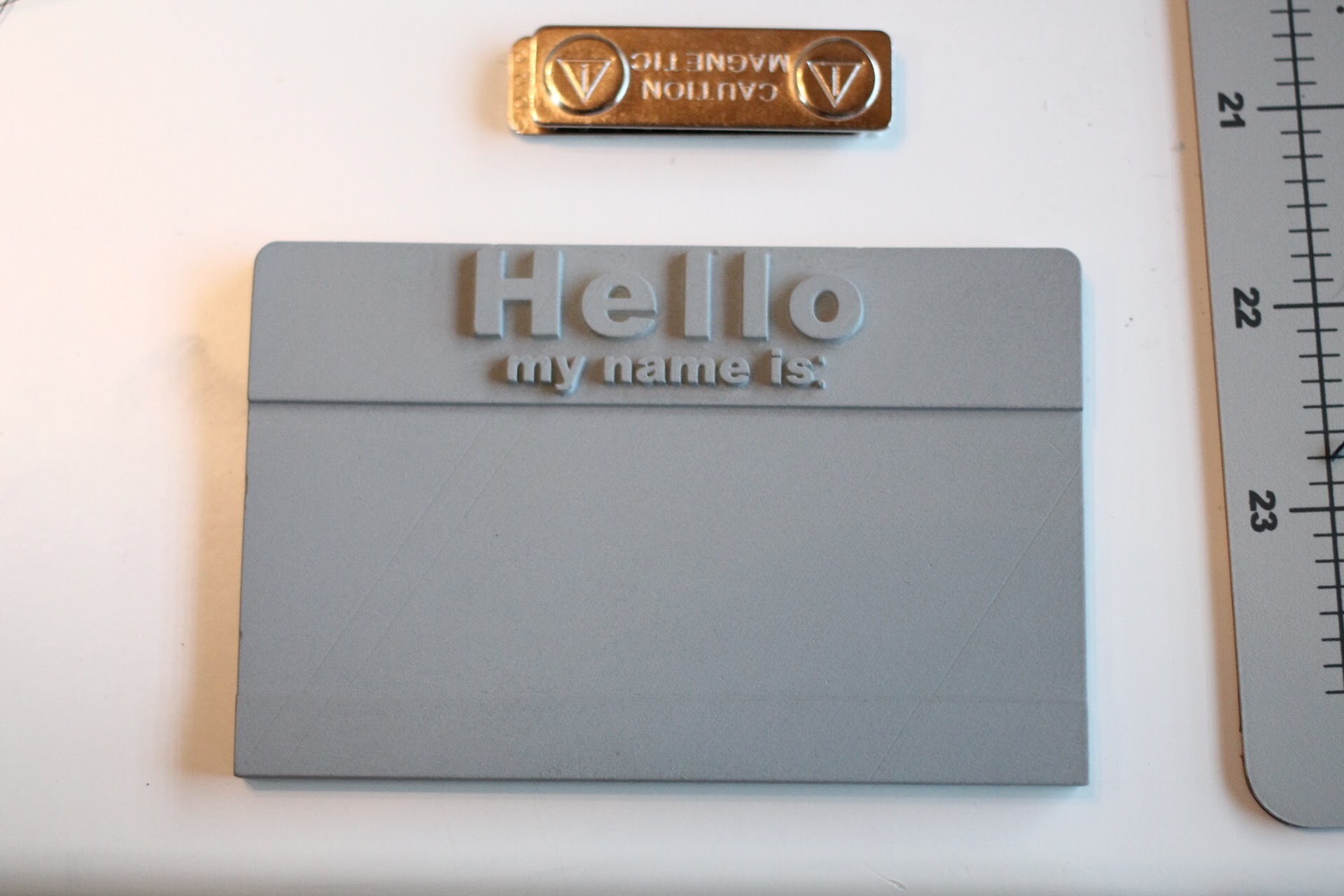 Hello My Name Is by AmieDD | Download free STL model | Printables.com